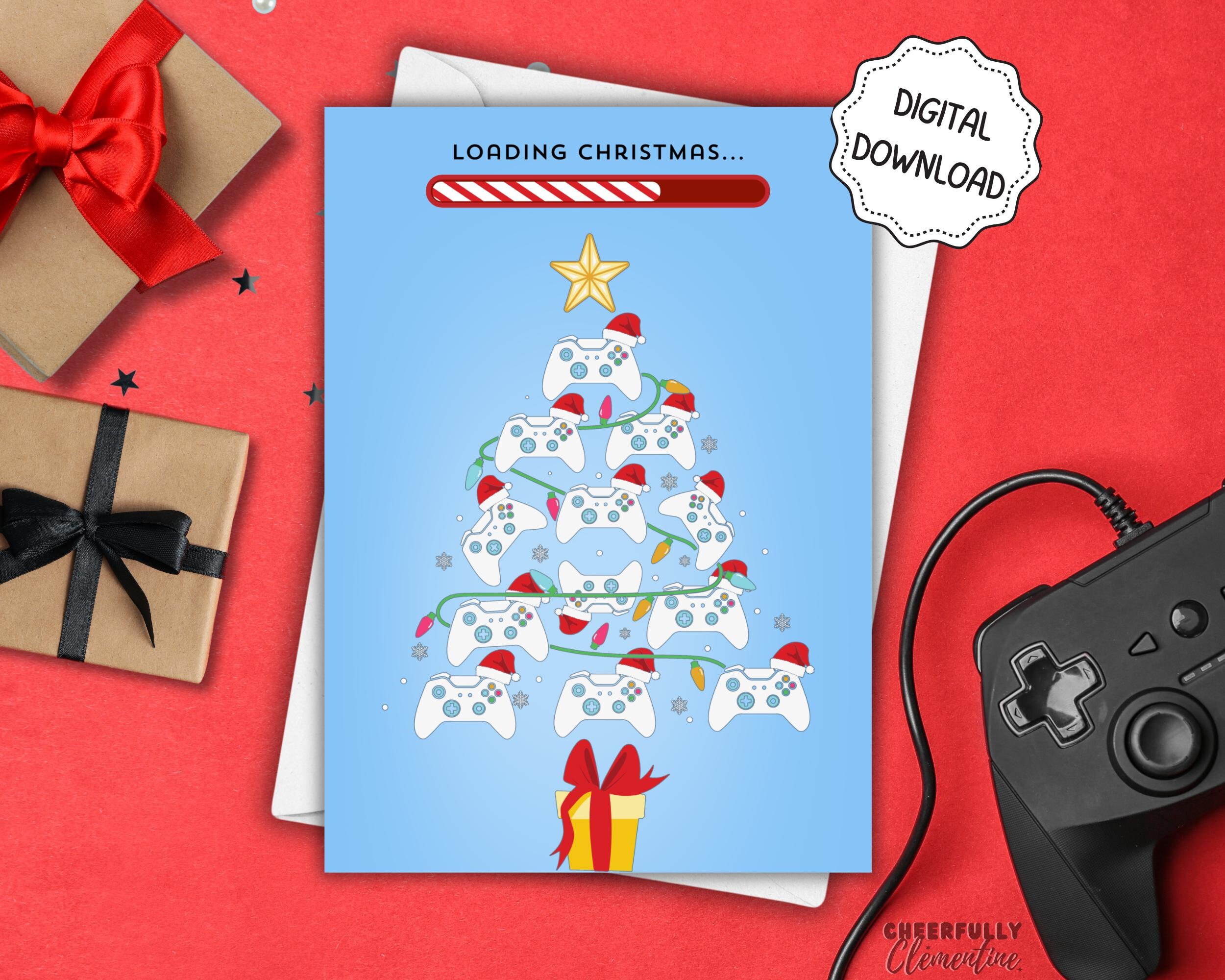Loading Christmas Gamer Card Digital Download Christmas Card for Gamers ...