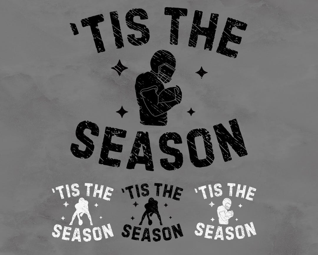 Retro Football Season Design: PNG & SVG Files (digital Download - Etsy