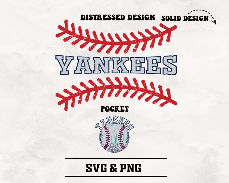 Yankees SVG-PNG, Yankees Template, Yankees Stencil, Baseball Gifts ...