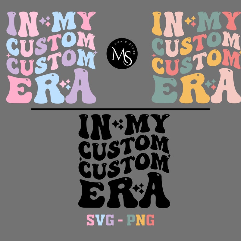 In My Era Wavy Font - Etsy