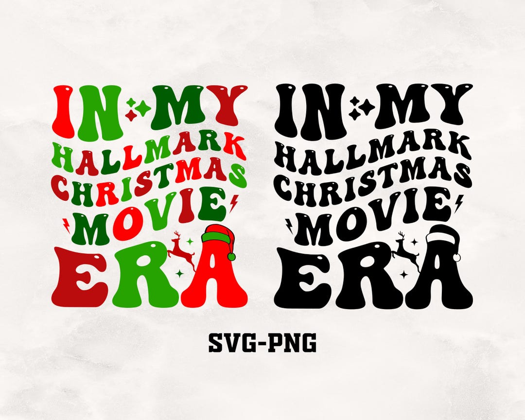 Hallmark Christmas Movie Era SVG PNG - Retro Christmas (digital ...