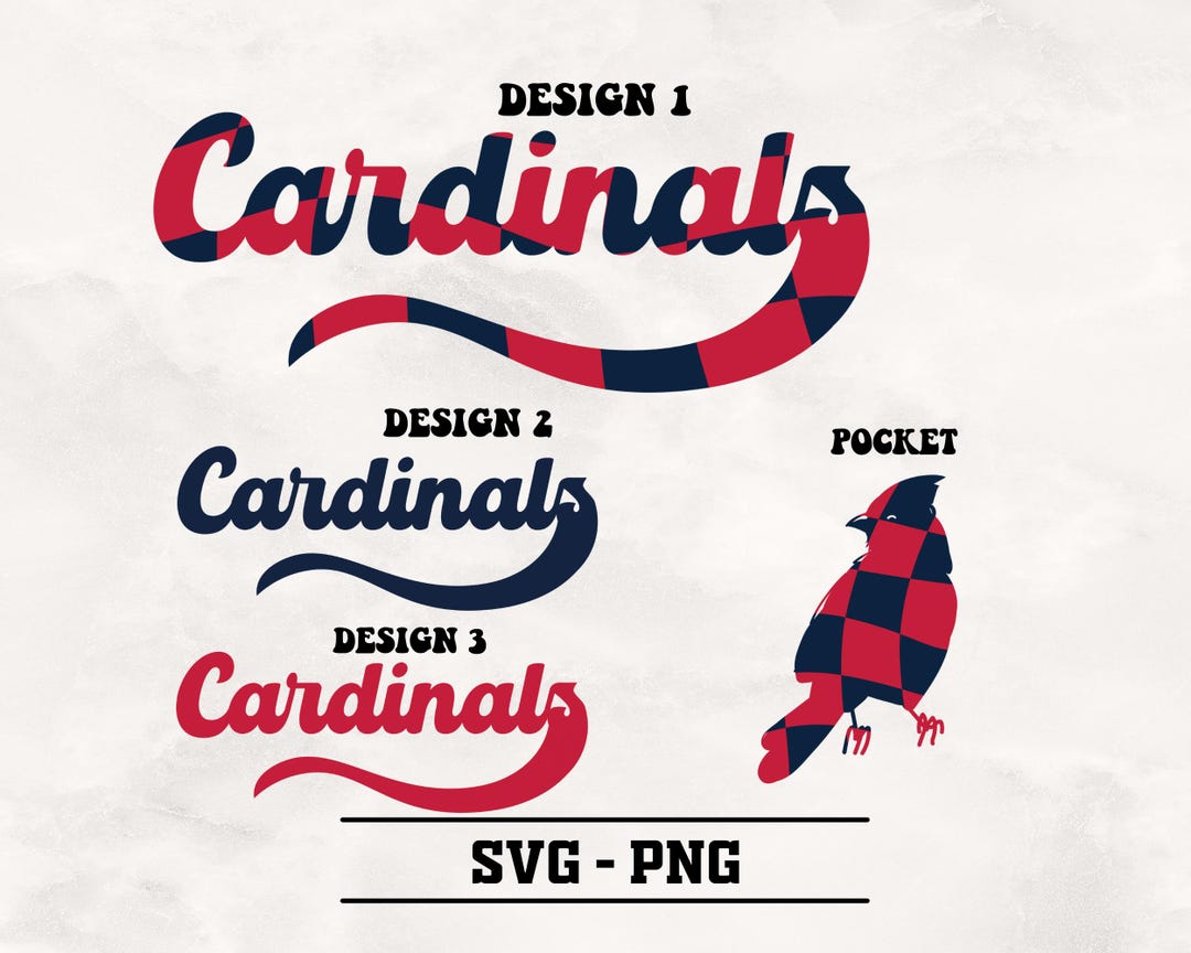 Cardinals School Spirit SVG-PNG: Mascot Sport Design (digital Download ...