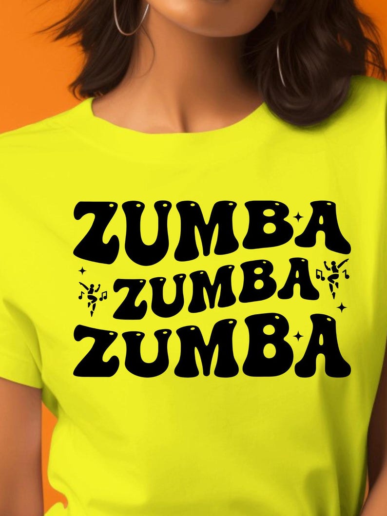 Zumba Girl SVG-PNG: Retro Dance Era Design (digital Download) - Etsy