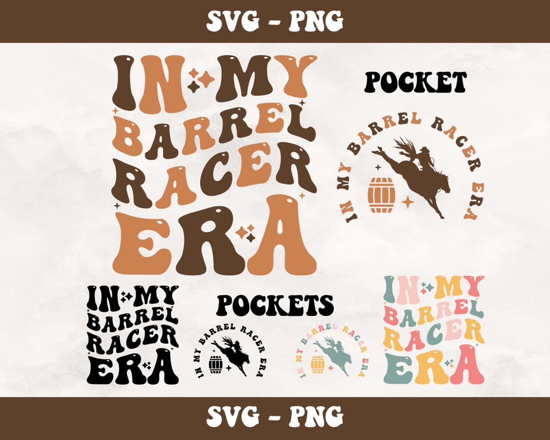 Barrel Racer Era SVG PNG: Rodeo Mom Digital Download - Etsy