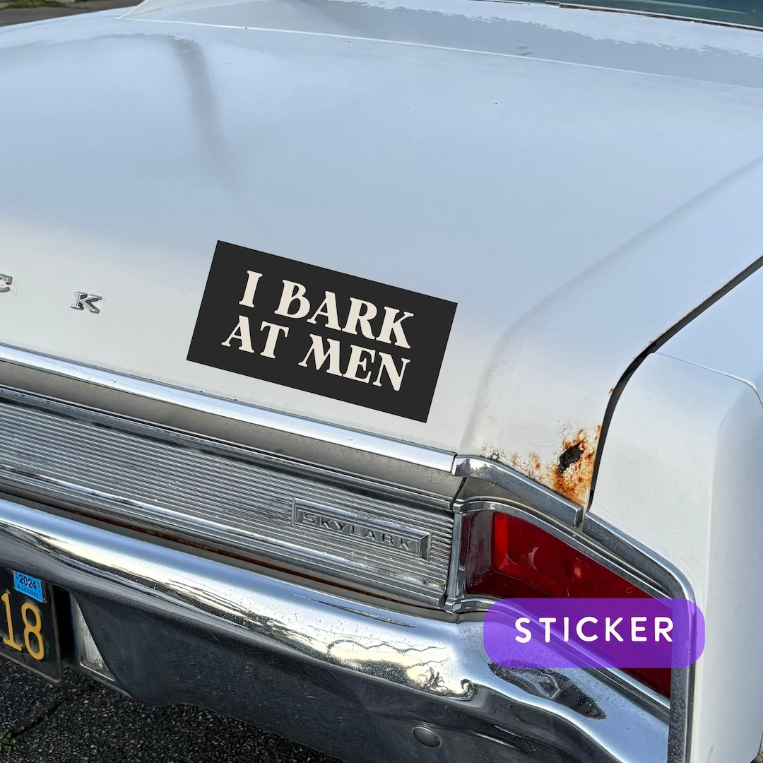 Funny Feminist Bumper Sticker Gift for Feminists Unhinged Vinyl Sticker ...
