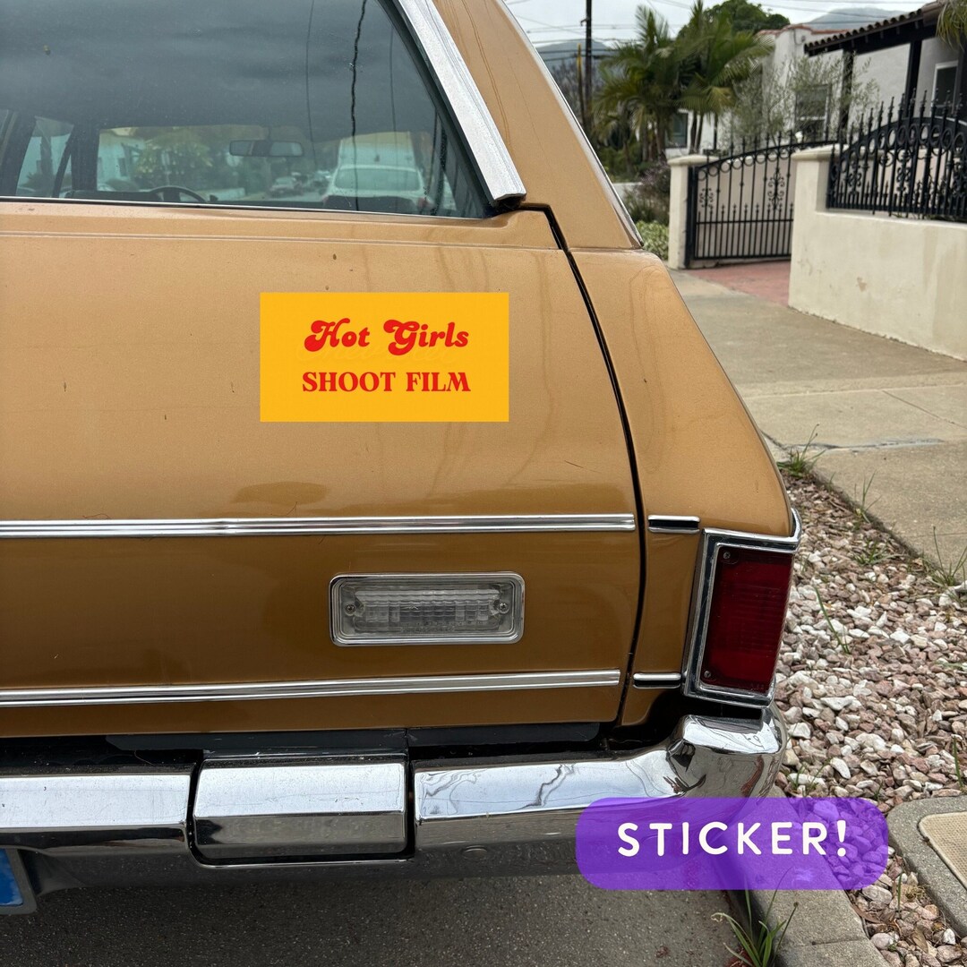 Hot Girls Shoot Film Stay Broke Sticker Gift for Photographers Stocking ...