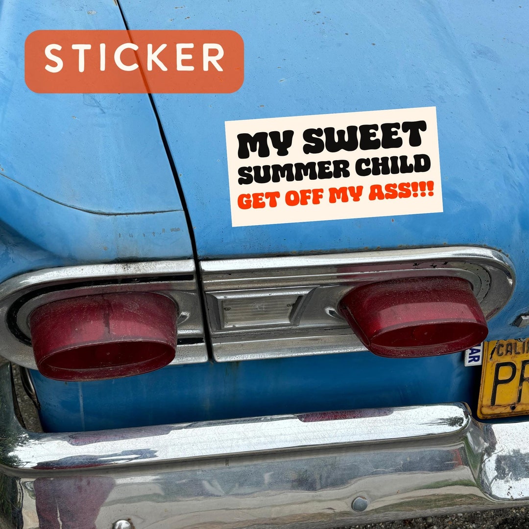 Funny Tailgating Sticker Gift for Millennial and Gen Z Bumper Sticker ...