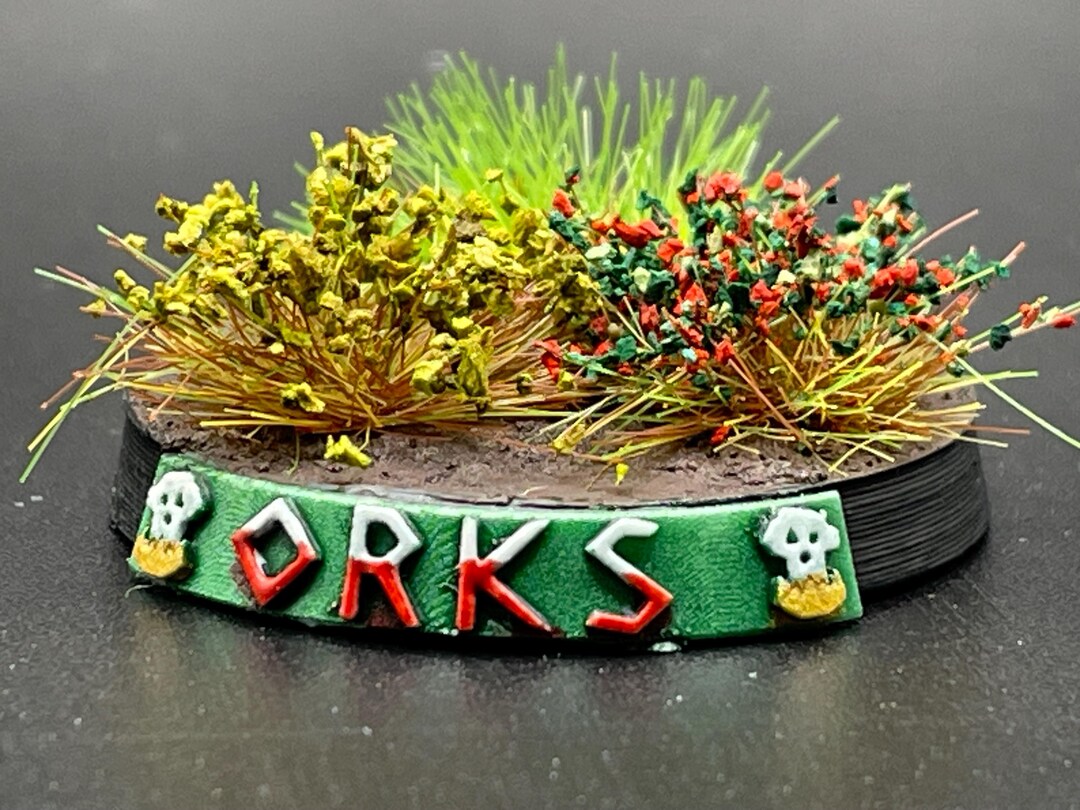 Warhammer 40k Kill Team Orc / Ork/ Kommando Nameplates Full Set - Etsy