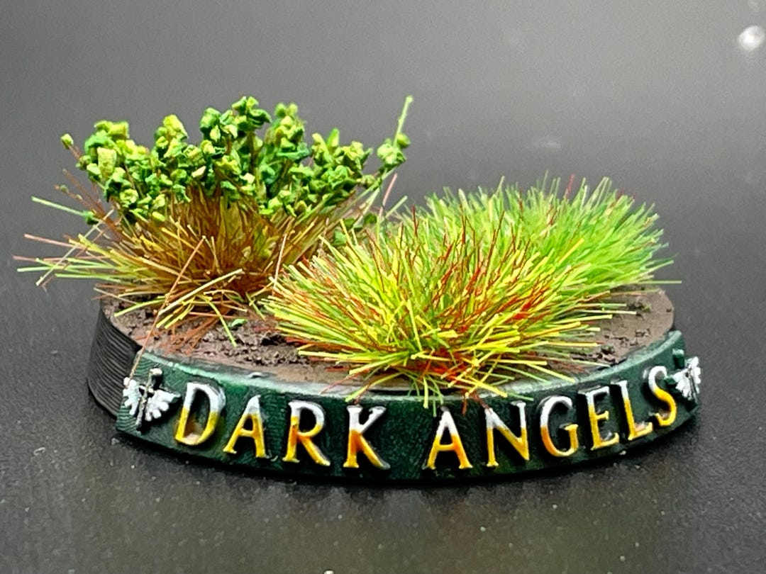 10 X Dark Angel Design Custom Wargaming Miniatures Base Nameplate ...