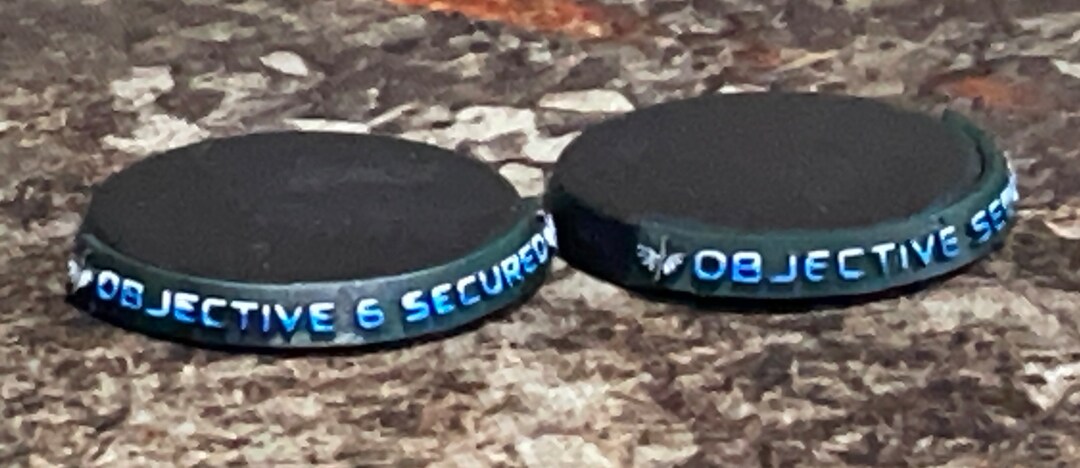 Custom Wargaming Miniatures Objective Marker Status Pack of 12 - Etsy