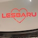 Lesbaru - Car Sticker - Subaru Car Decal - Bumper Sticker - JDM Sticker ...