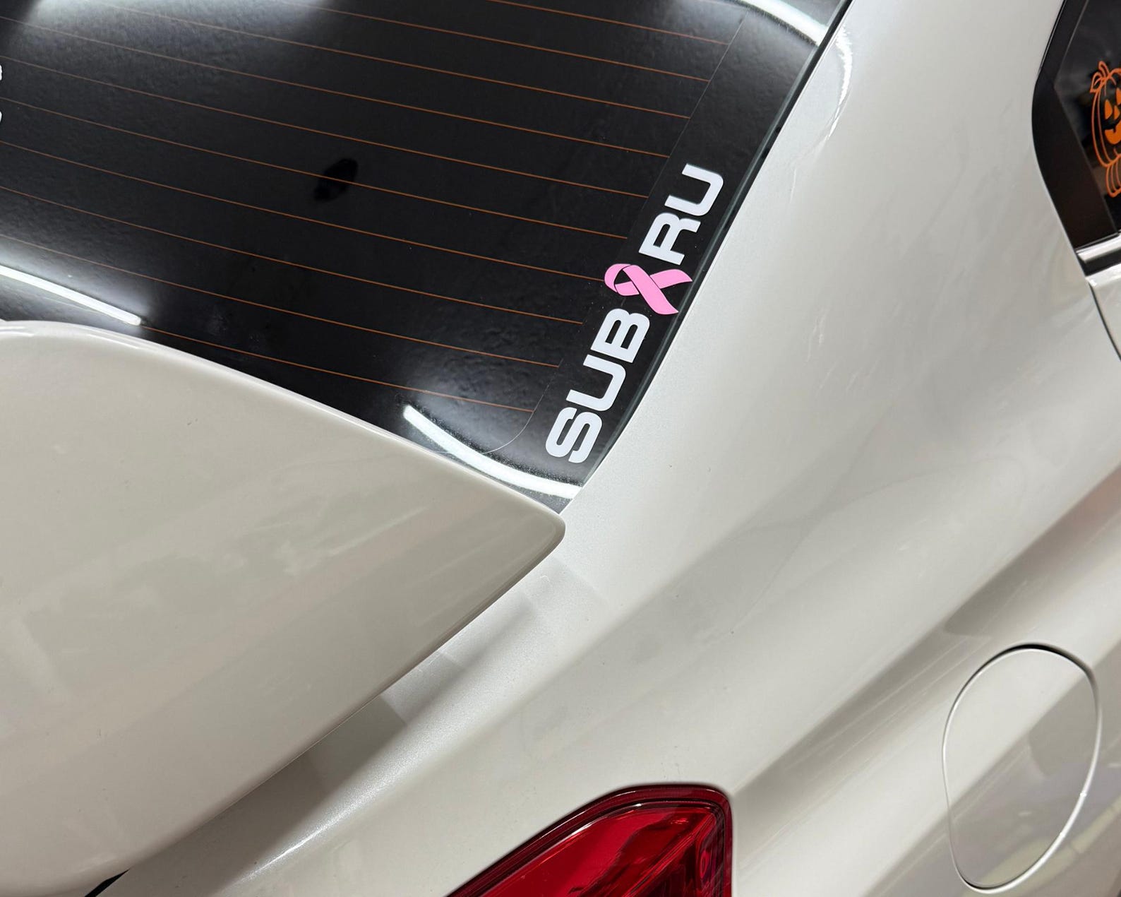 Subaru Breast Cancer Awareness Decal – Pink Ribbon SUBARU Vinyl Sticker ...