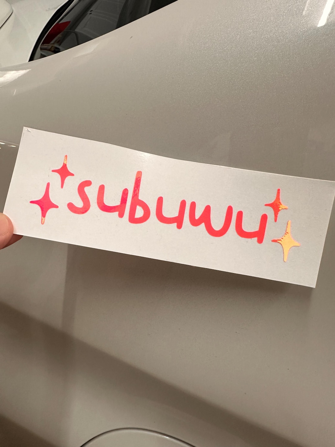 Subuwu Sticker - Car Sticker - Subaru Car Decal - Bumper Sticker - JDM ...