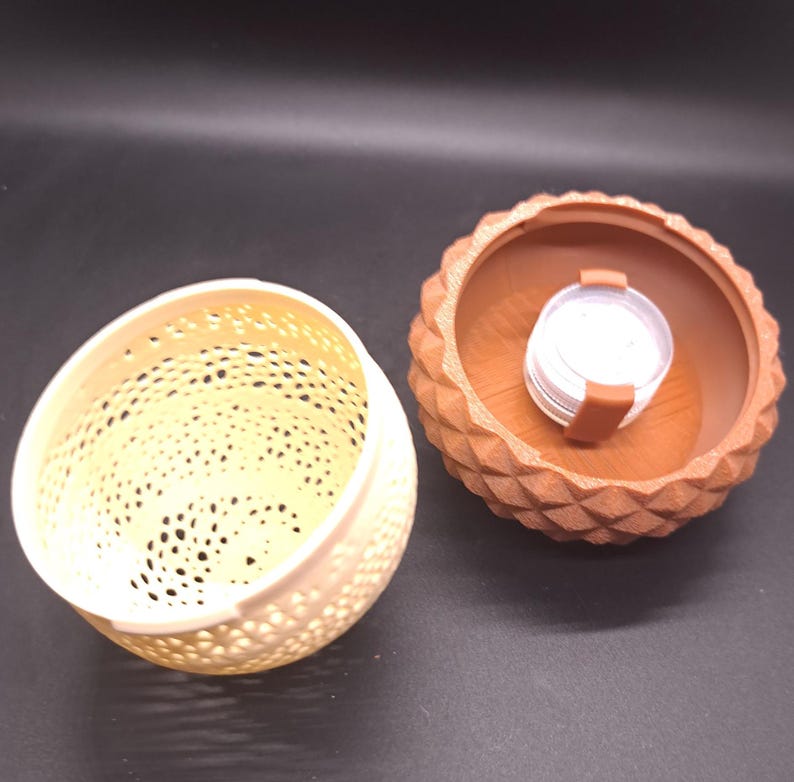 3D Printed LED Light-up Acorn Spinner, Perfect Table Light. for Tables ...