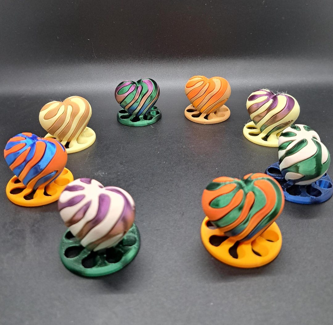 Heart Vortex, 3d Printed Heart Fidget Passthrough, RJ Designs, Perfect ...