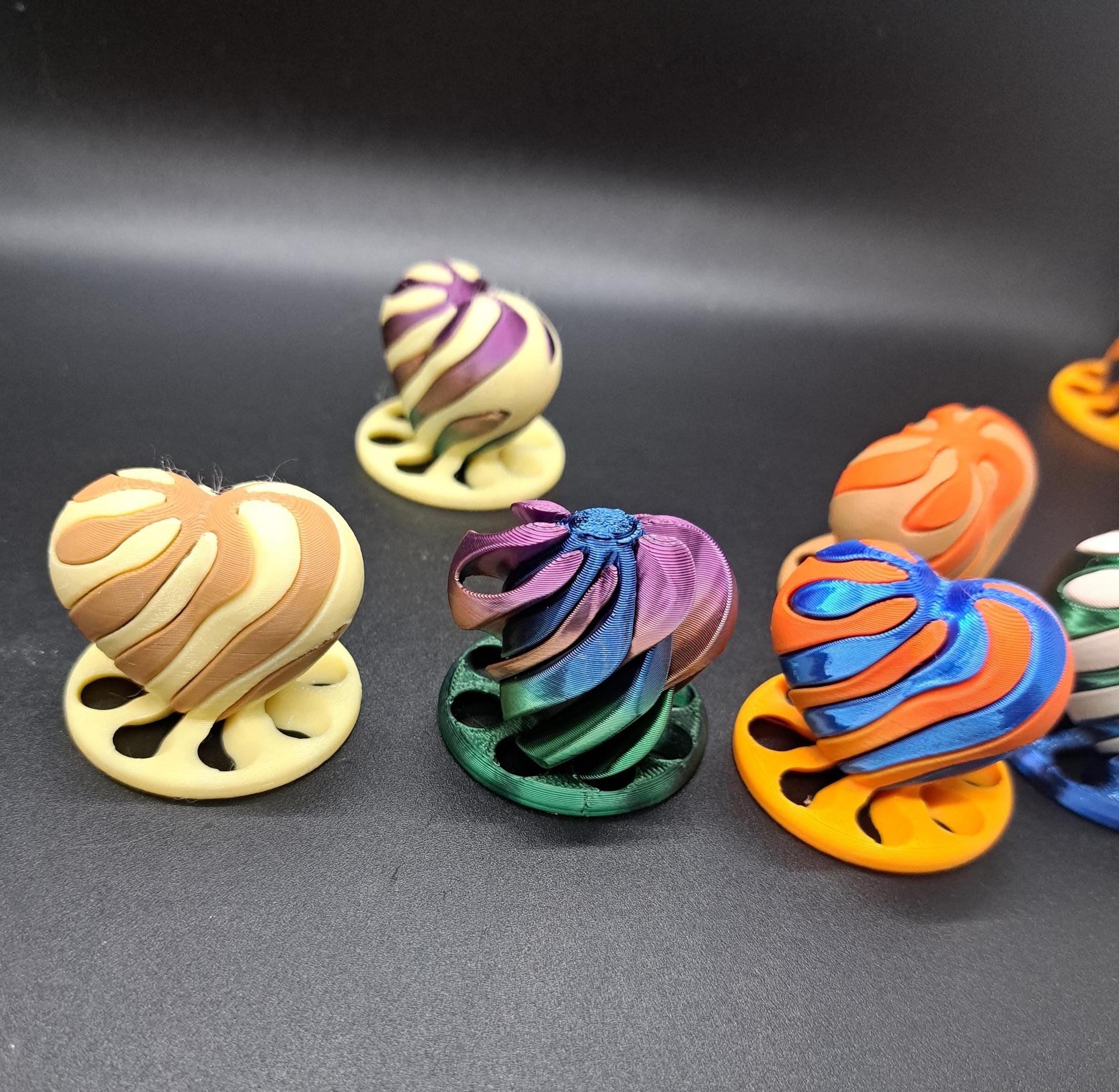 Heart Vortex, 3d Printed Heart Fidget Passthrough, RJ Designs, Perfect ...