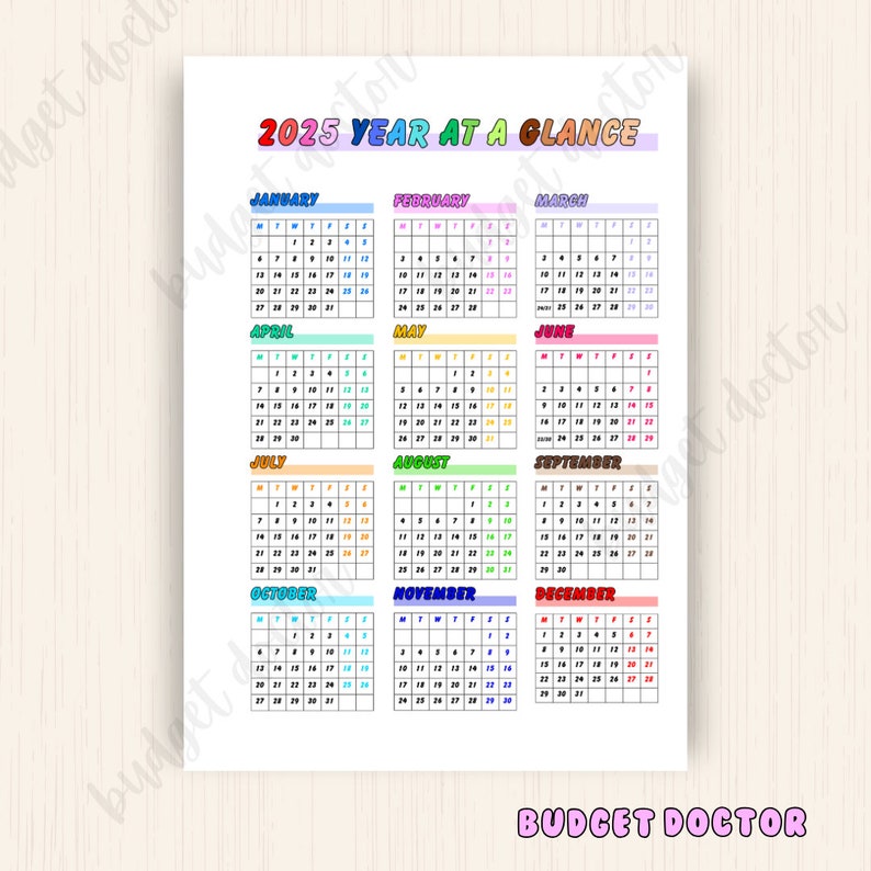 2024 2025 Yearly Tracker for Yearly Goals or Events/appointments, A5 ...