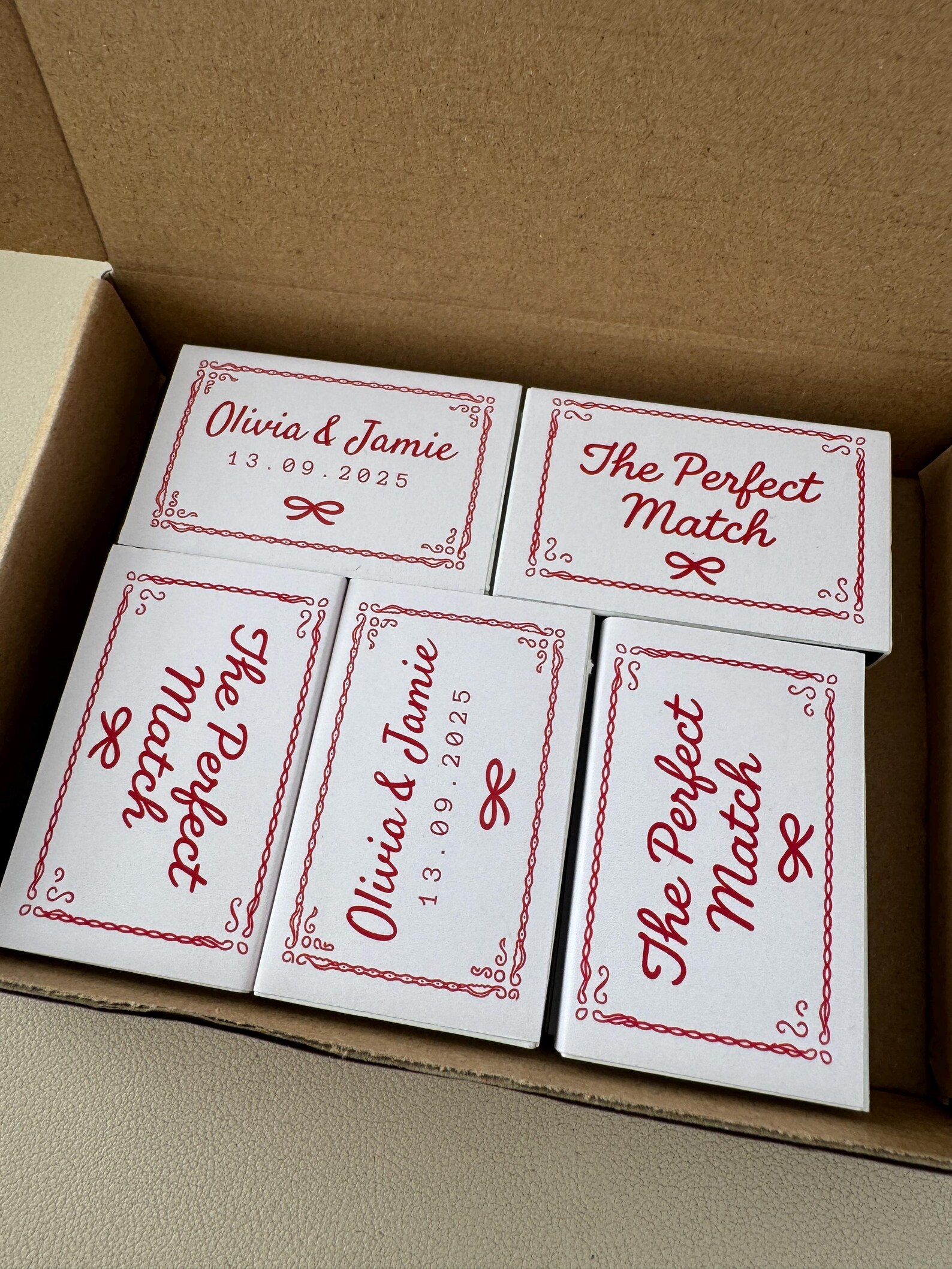 Matchboxes Personalised Wedding Favours, Business Branding, Party ...