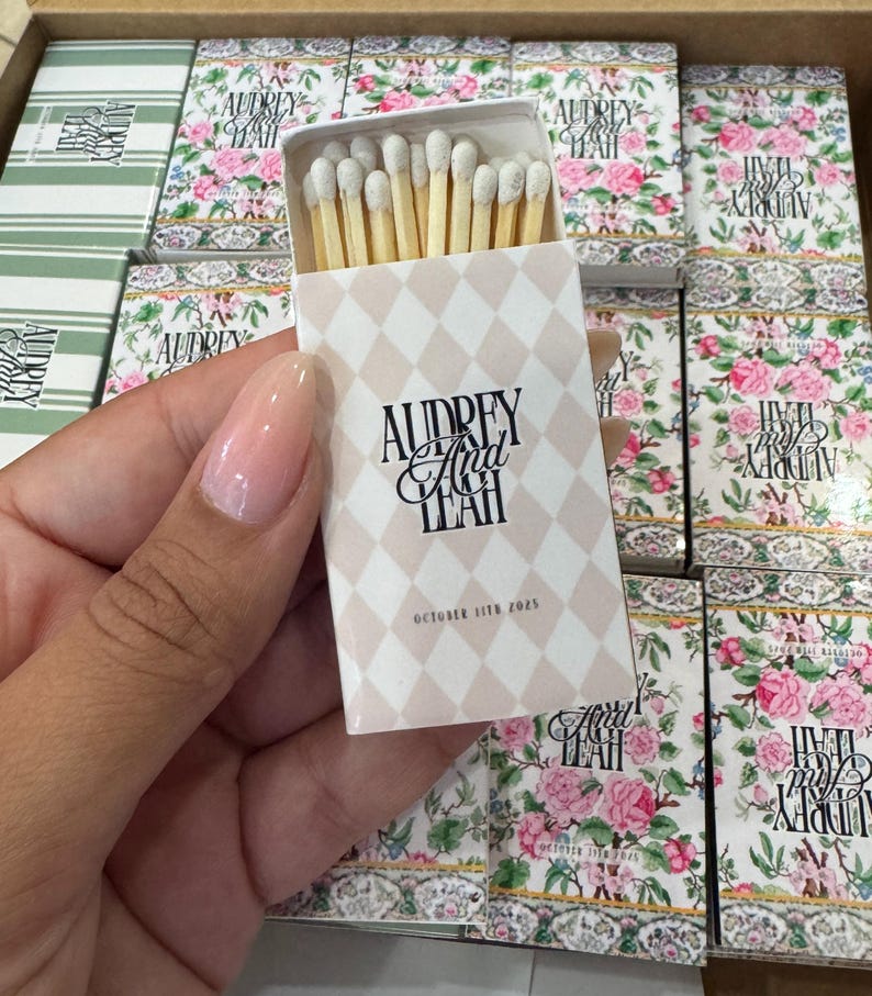 Matchboxes Personalised Wedding Favours, Business Branding, Party ...