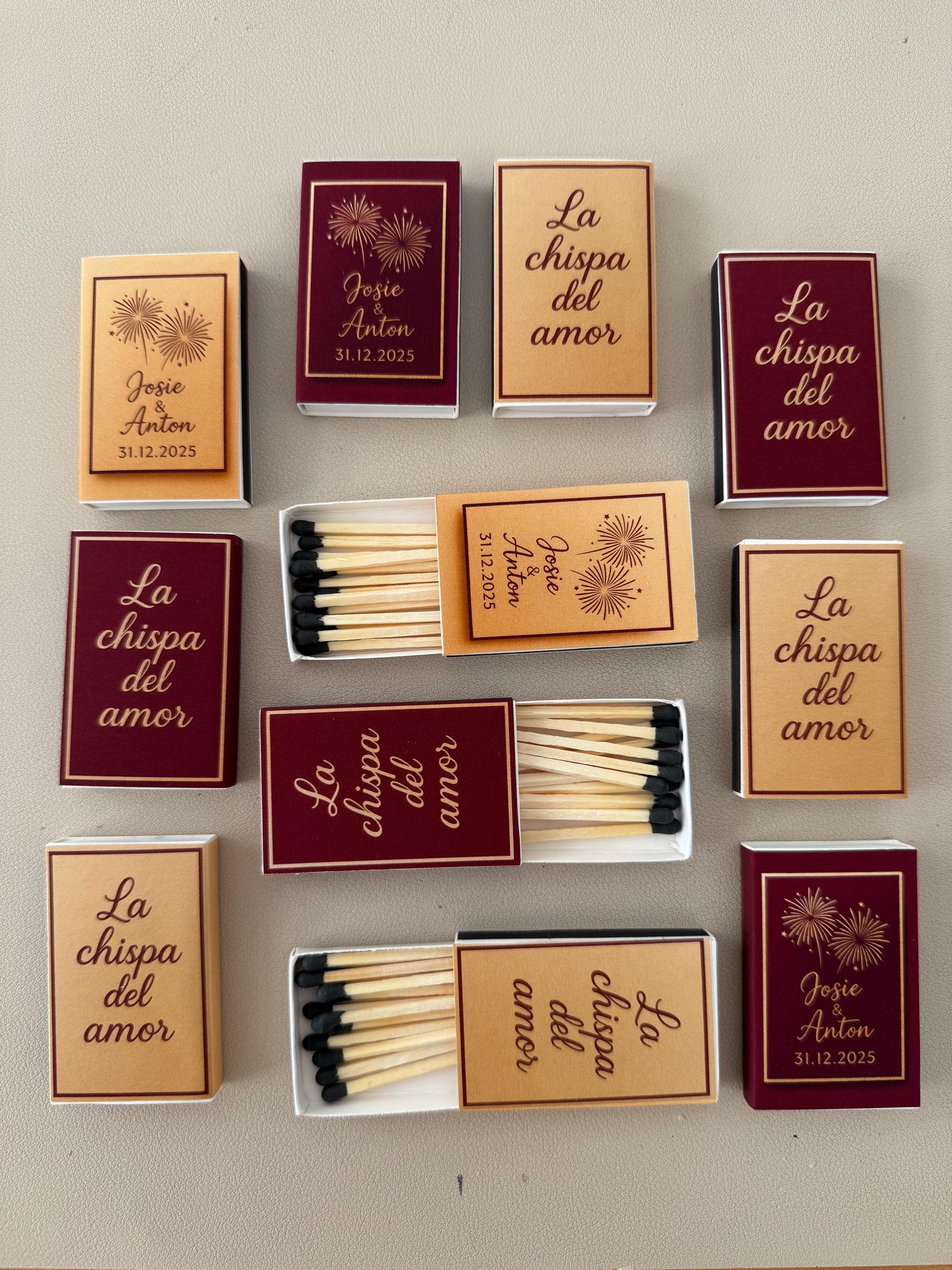Matchboxes Personalised Wedding Favours, Business Branding, Party ...