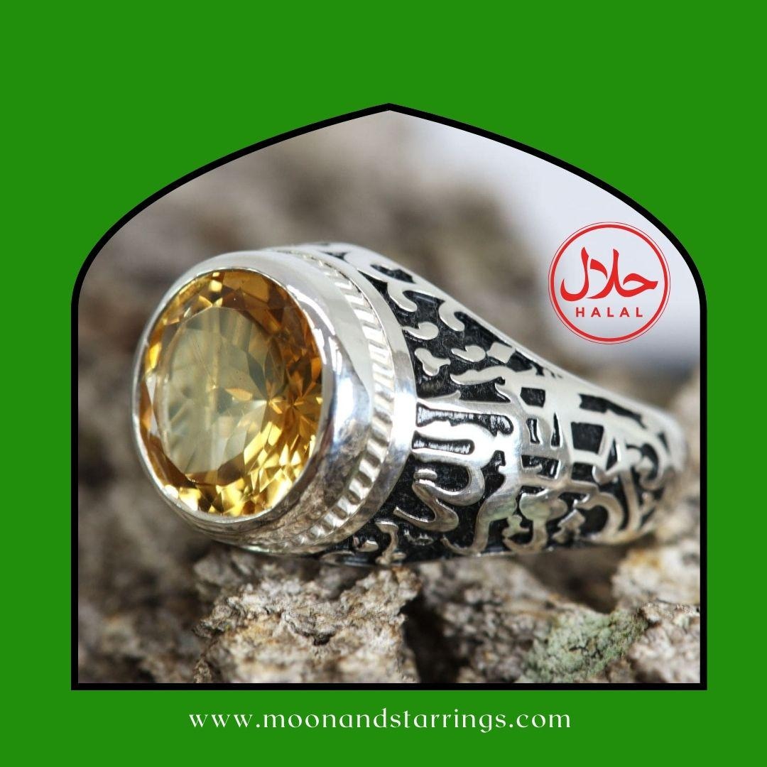 Islamic Ring, Sterling Silver Men Ring, Allah Ring, Islamic Gifts ...