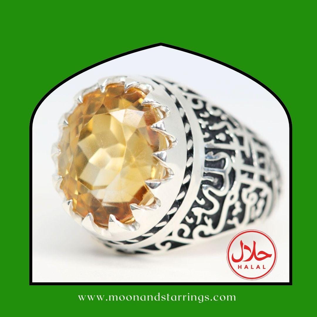 Islamic Ring, Muslim Ring, Islamic Gift, Eid Gift, Muslim Gift ...