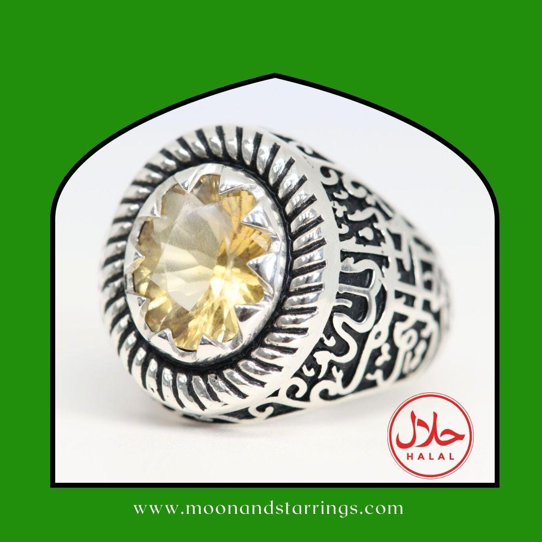 Islamic Ring, Muslim Ring, Islamic Gift, Eid Gift, Muslim Gift ...