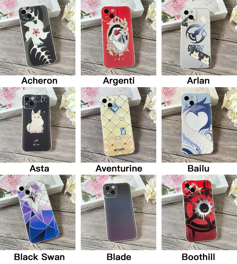 Honkai Star Rail Kafka Silver Wolf Robin Gallagher Aventurine Phone ...