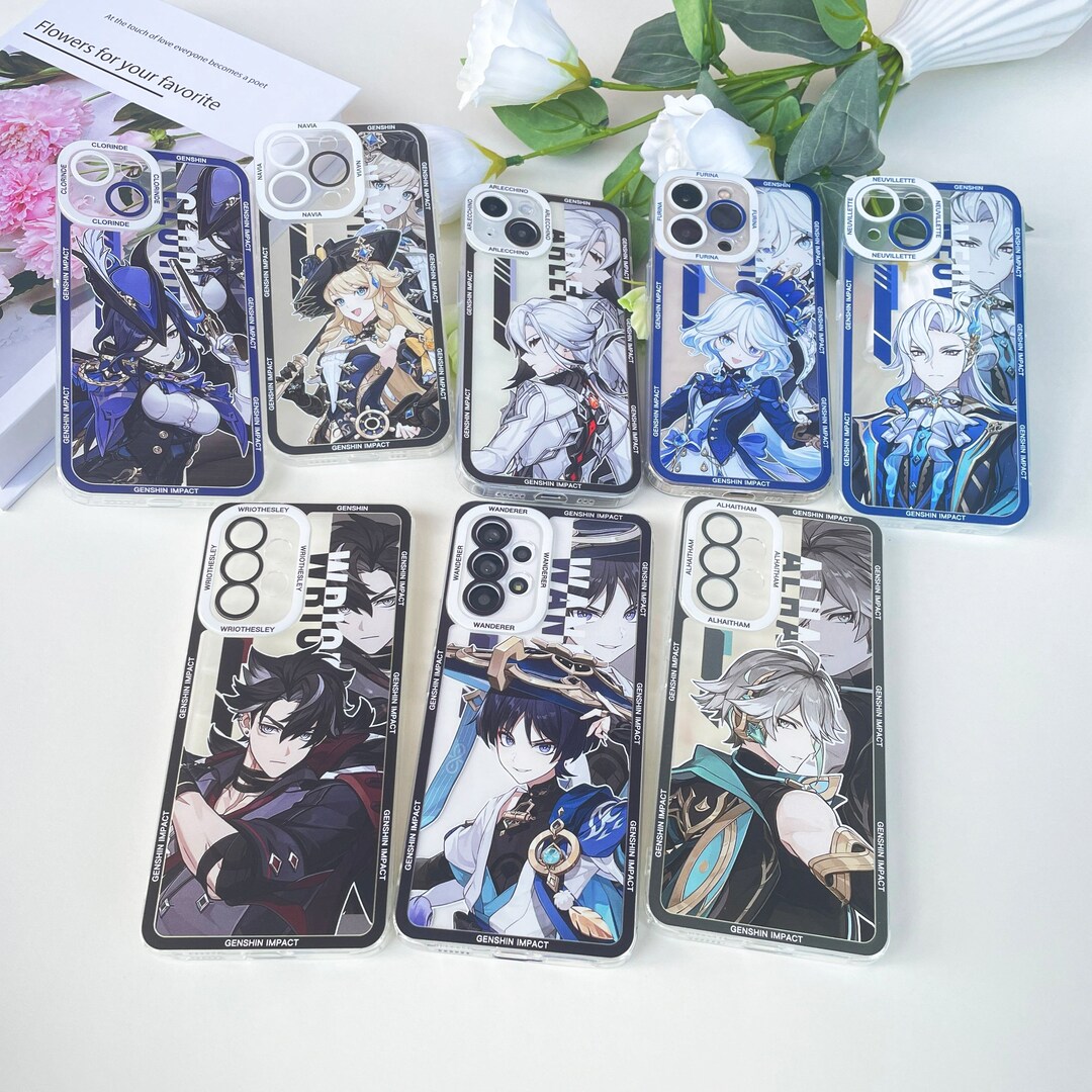 Buy Genshin Impact Arlecchino Furina Navia Neuvillette Wanderer Phone ...