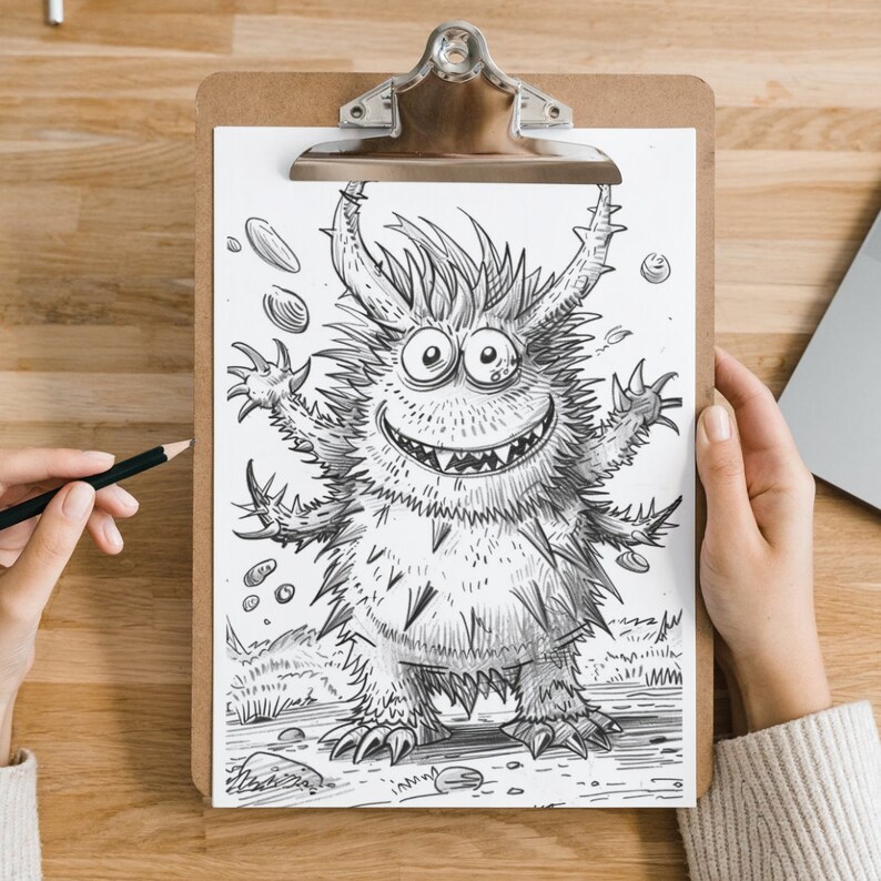 15 Goofy Monsters Coloring Pages - Etsy