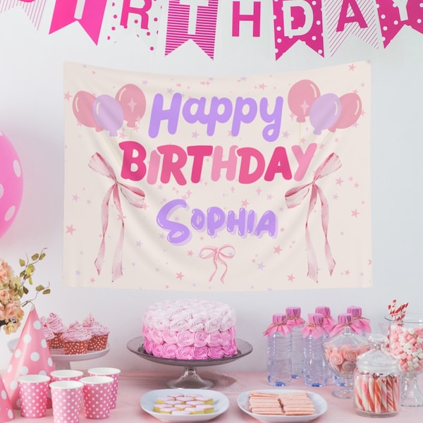 Girl Birthday Banner - Etsy
