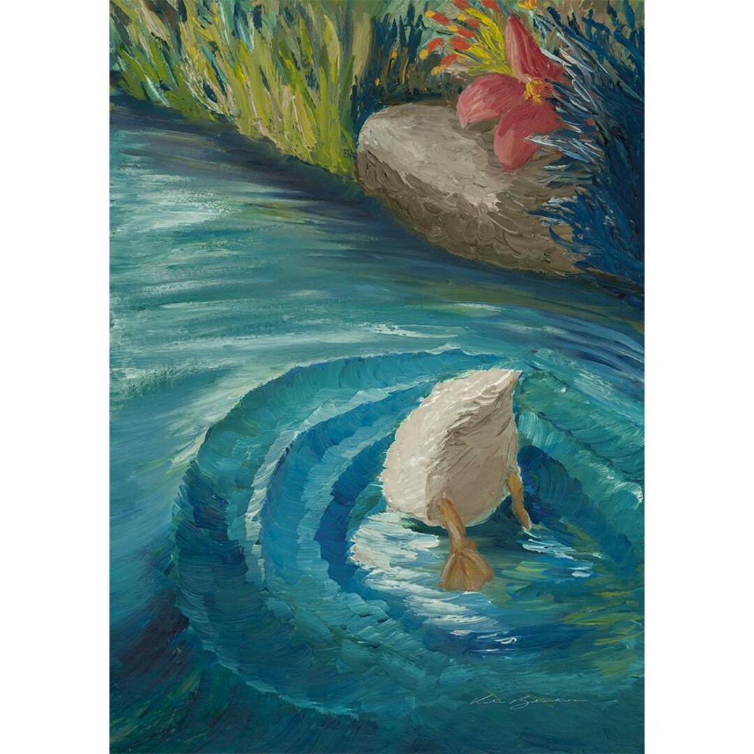 Diving Duck Art Print: Whimsical Bathroom Wall Decor - Etsy