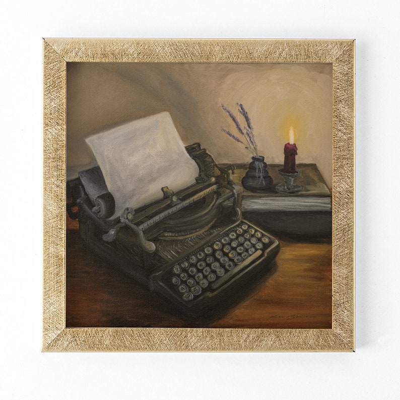 Vintage Typewriter Art Print: Giclée Reproduction on Archival Paper - Etsy