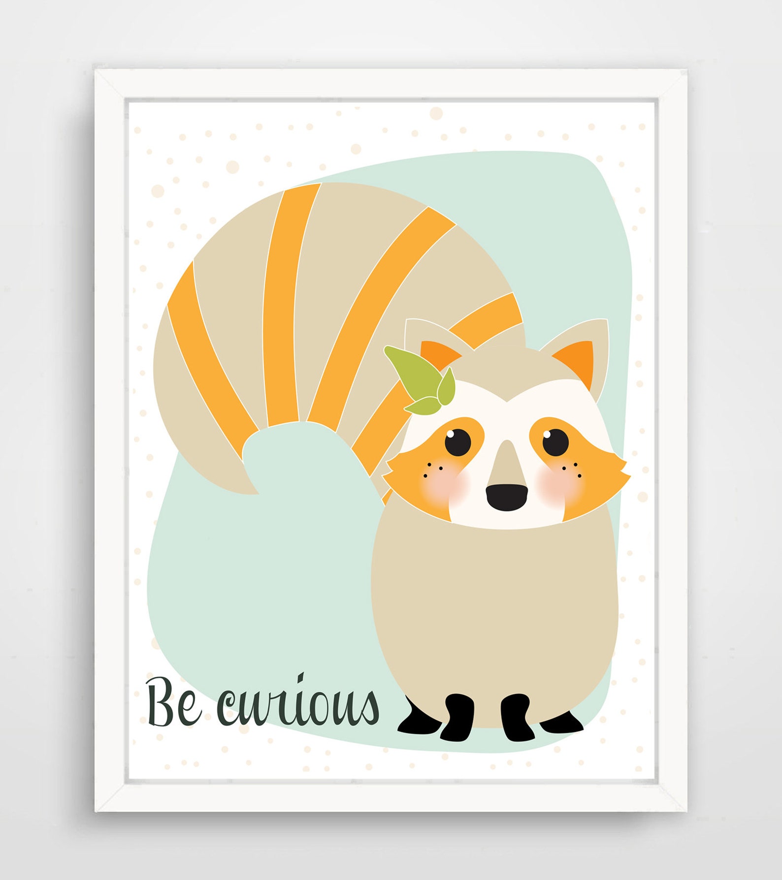 Woodland Animal Prints , Forest Friends Be Clever, Be Wise, Be Curious ...