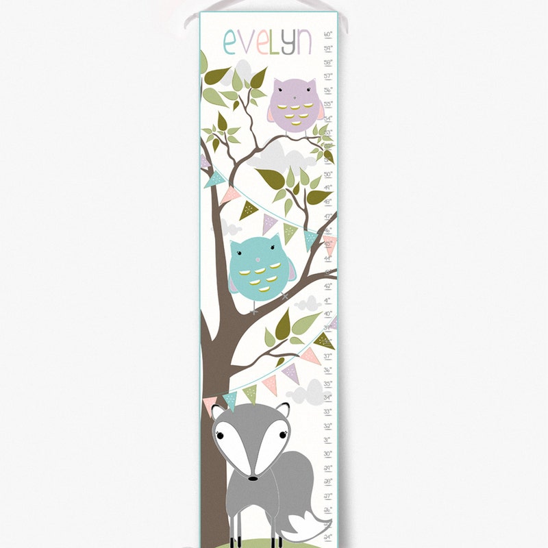 Woodland Growth Chart - Etsy