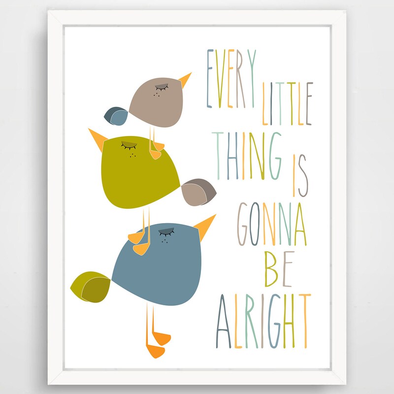 Three Little Birds Sign - Etsy