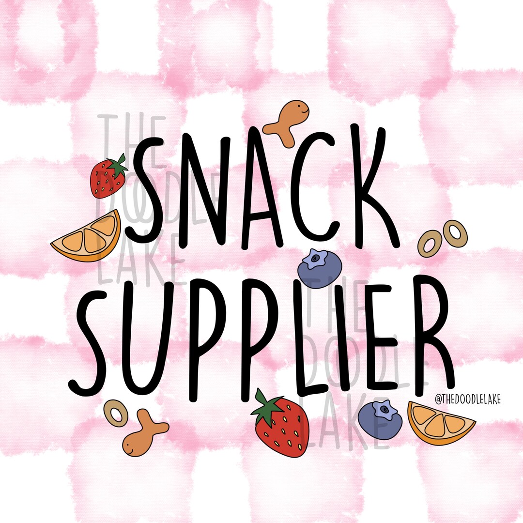 Snack Supplier PNG Snacks PNG File Funny Png Sticker Design Sublimation ...