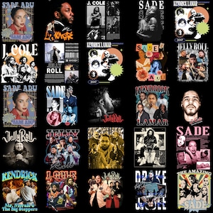 300 Bootleg Style Designs PNG, Mega Bundle Hip Hop, Rap Design Bundle ...