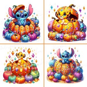 Stitch and Simba Halloween Tumbler 20oz PNG, Kwaii Stitch Tumbler ...