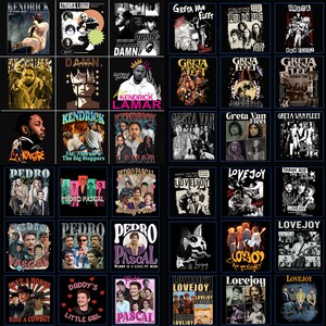 300 Bootleg Style Designs PNG, Mega Bundle Hip Hop, Rap Design Bundle ...