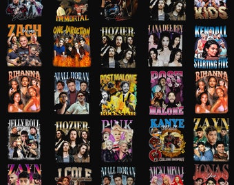 Bundle Hiphop Bootleg Style Designs, Hip Hop Design PNG, Hip Hop Shirt ...