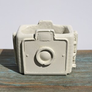 Camera Planter Concrete Camera Planter Camera Succulent - Etsy