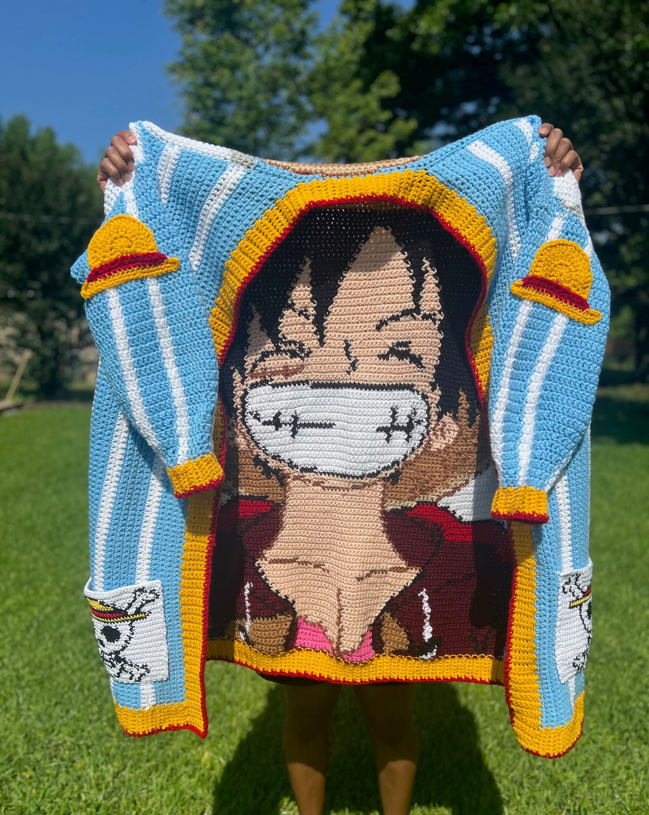 The Luffy Cardigan Pattern - Etsy Canada