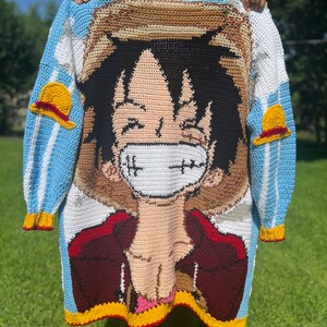 The Luffy Cardigan Pattern - Etsy Canada