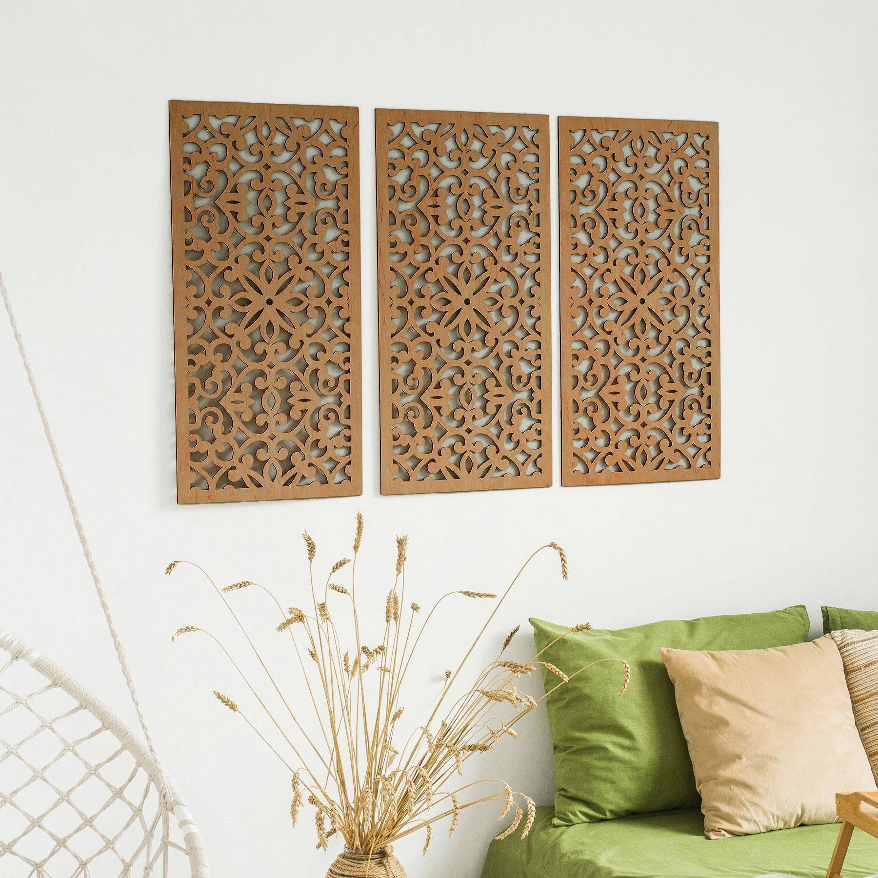 Moroccan Wall Panels, Arabesque Panels, Decorative Wood Panel,lattice ...