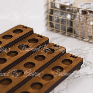Essential Oil Stand, Essential Oil Holder Wood, Essential Oil Rack ...