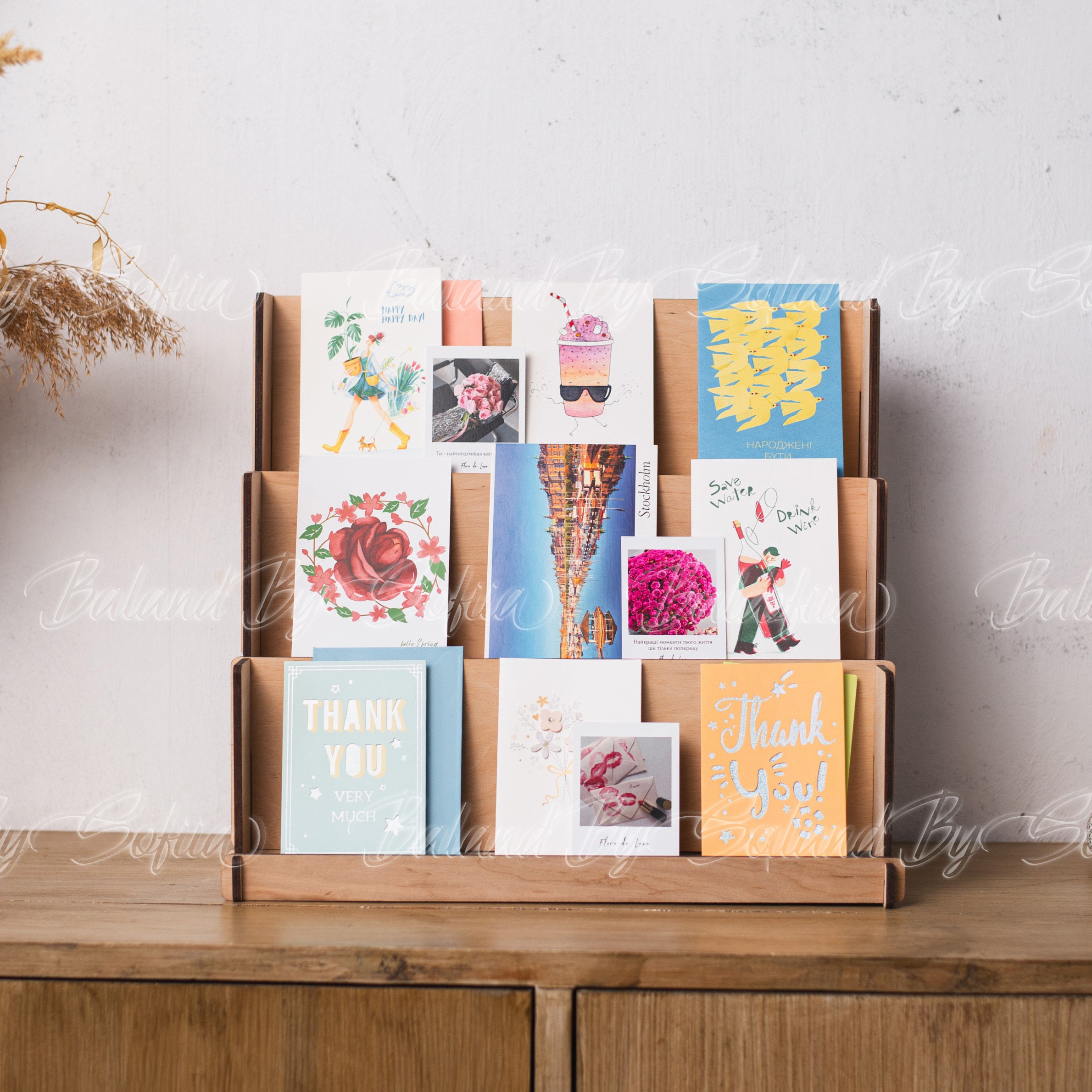 Greeting Card Display, Retail Display Stand, Postcard Display Stand ...