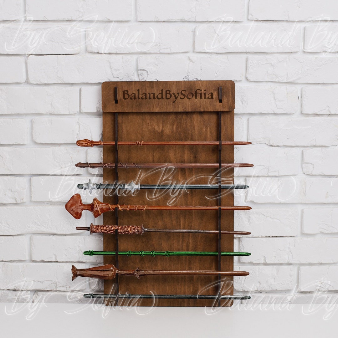 Wand Custom Display Stand, Wand Holder Wall Mount, Magic Wand Holder ...