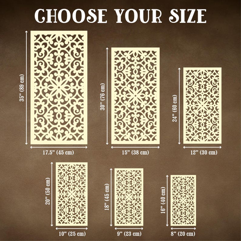 Moroccan Wall Panels, Arabesque Panels, Decorative Wood Panel,lattice ...