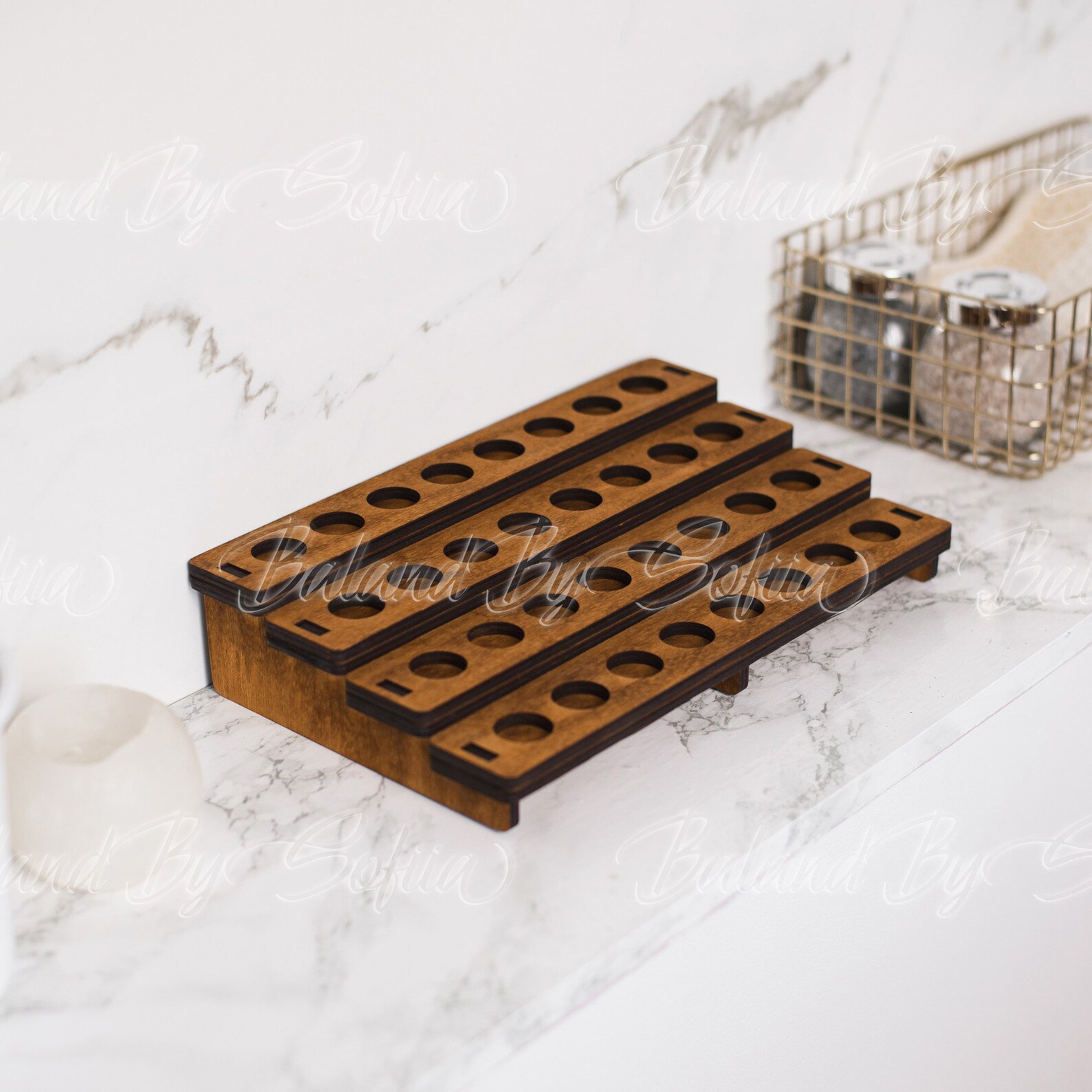 Essential Oil Stand, Essential Oil Holder Wood, Essential Oil Rack ...